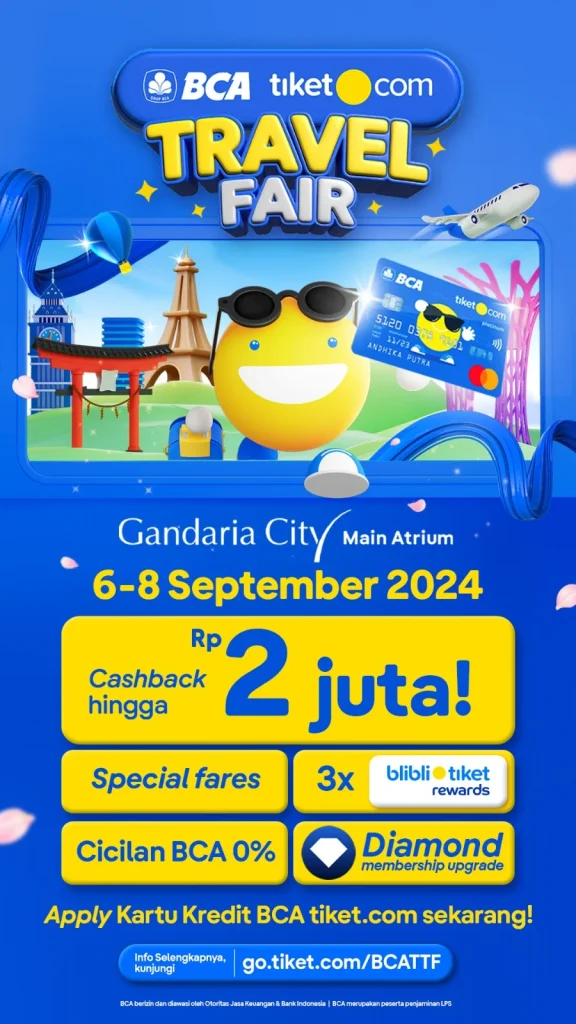 BCA tiket.com Travel Fair 2026 Tawarkan Promo Tiket Jakarta-Hong Kong ...